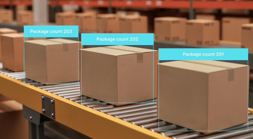 Computer Vision AI for Automated Package Counting